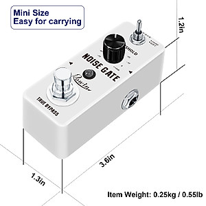 Rowin Guitar Noise Killer Noise Gate Suppressor Effect Pedal LEF-319