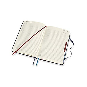 Moleskine Voyageur Notebook, Hard Cover, Medium (4.5" x 7") Ocean Blue, 208 Pages