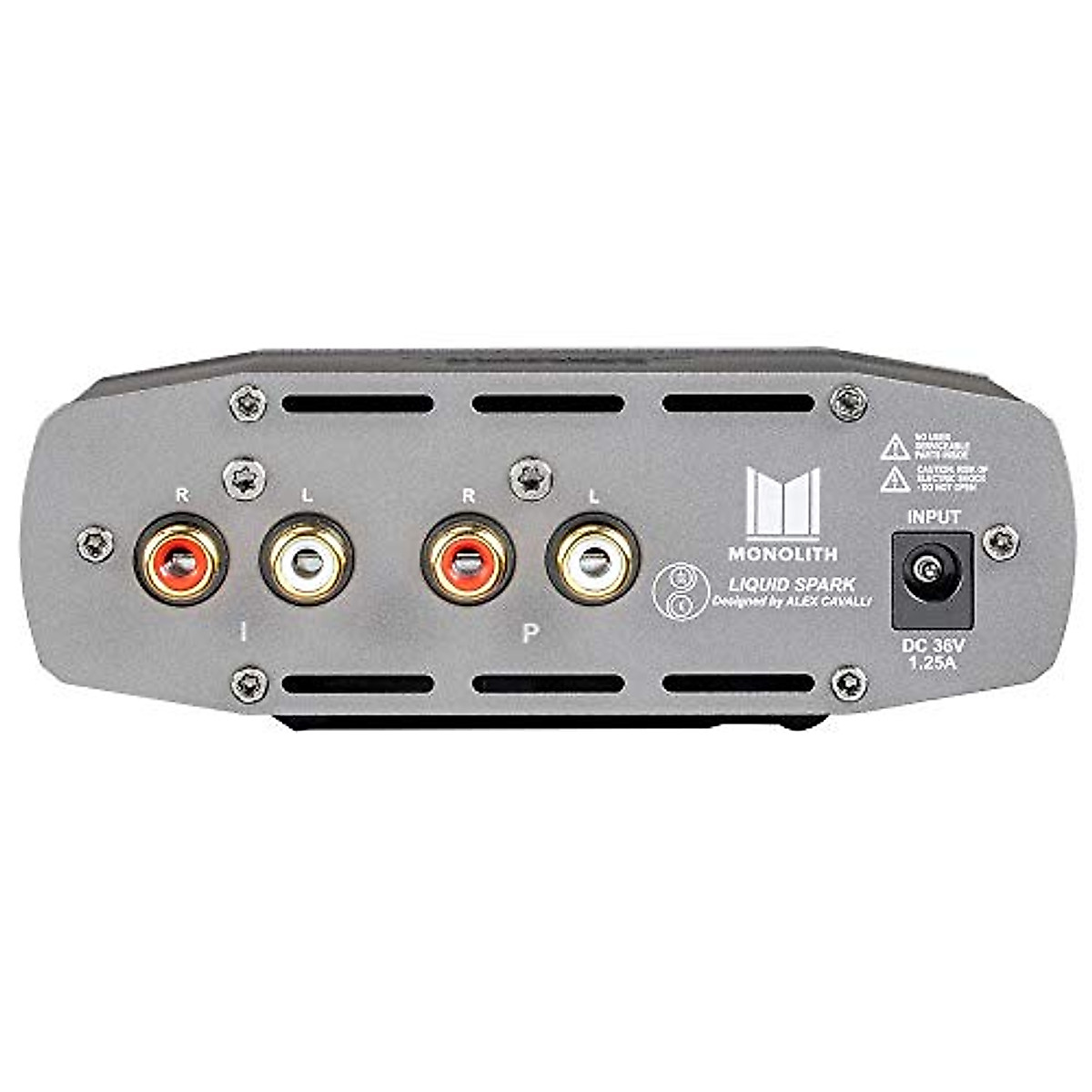 Monolith 133304 Liquid Spark Headphone Amplifier - by Alex Cavalli with RCA Input, Single 1/4 Output 1.3Watt@50R, 108Db