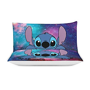 MSLuLa Cartoon Bed Duvet Cover Cute Kids Adults Bedding Sets Anime 3D Printed Lightweight 3 Pieces Comforter Cover Sets with 1 Duvet Cover and 2 Pillow Cases, Twin