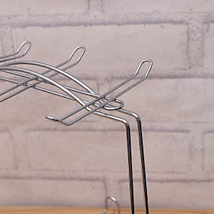 Lurrose Coffee Cups Holder Stand Cup Plate Organizer Metal Mug Tree Cups Coffee Mug Tree Holder Coffee Cup Display Hanger Rack Organizer