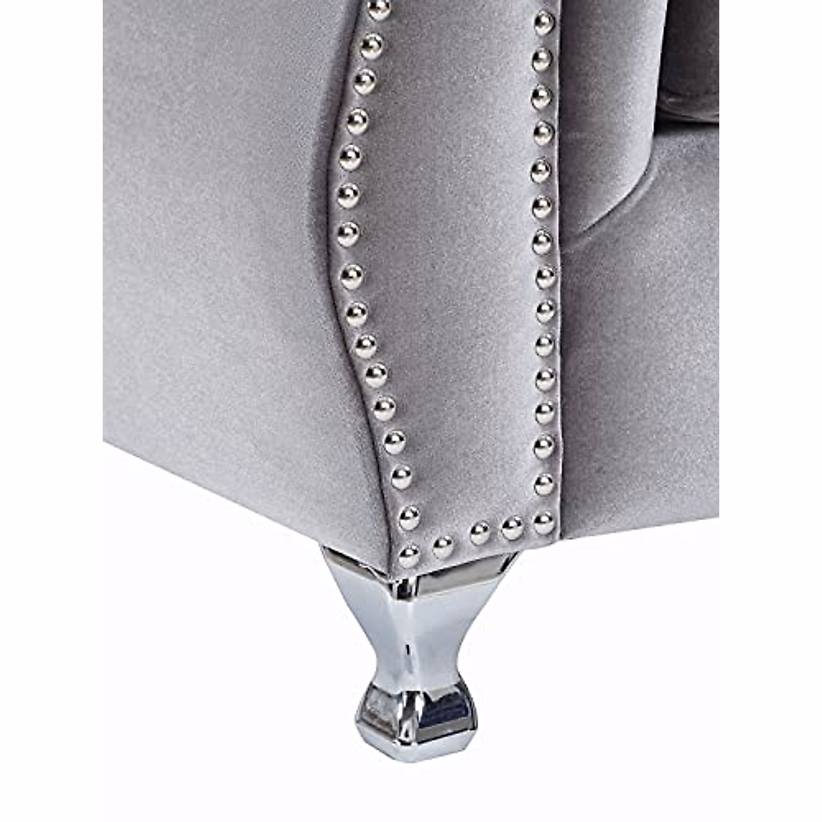 Coaster Furniture Living Room Sofa Love Seat Silver 551162