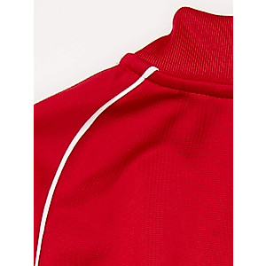 adidas Originals unisex-youth SST Track Top Scarlet/White Large