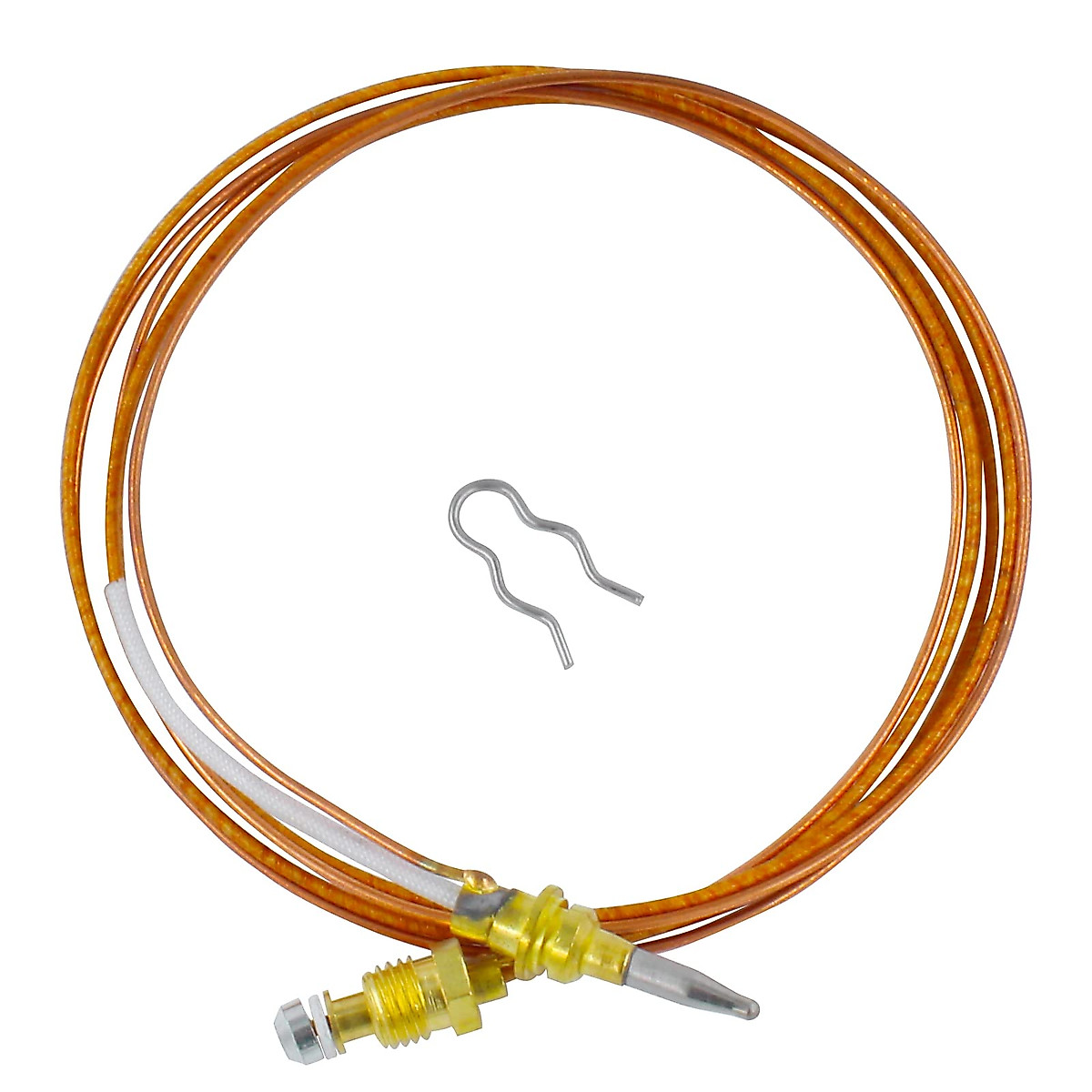 MENSI 110186-01 Thermocouple 33 Inches Wire Clip Mounted Desa Comfort Glow Vanguard line of Blue Flame Unvented Vent-Free Gas heaters Thermo Coupler Sensor