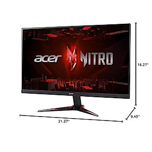 Acer Nitro 23.8" Full HD 1920 x 1080 PC Gaming IPS Monitor | AMD FreeSync Premium | 180Hz Refresh | Up to 0.5ms | HDR10 Support | 99% sRGB | 1 x Display Port 1.2 & 2 x HDMI 2.0 | VG240Y M3biip