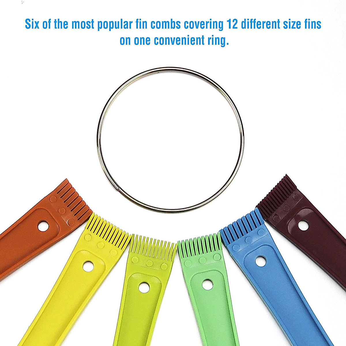 puxyblue FCR6 Fin Comb Tool Set For AC Fin Comb Straighten Evaporator Condensor