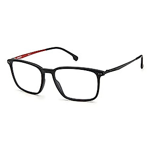 Carrera Men's 8859 Rectangular Prescription Eyewear Frames, Matte Black, 56mm, 17mm