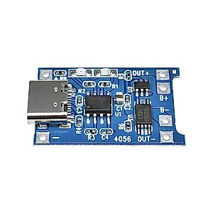 diymore 5pcs TP4056 Type-C USB 5V 1A Battery Charger Module Charging Board with Dual Protection Functions
