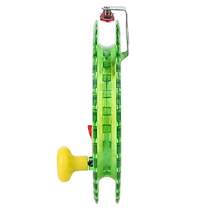 Fishing Line Reel, ABS Multifunction Sea Fishing Wheel Hand Wire Wrapping Fly Line Fishing Reel Accessory (Green)