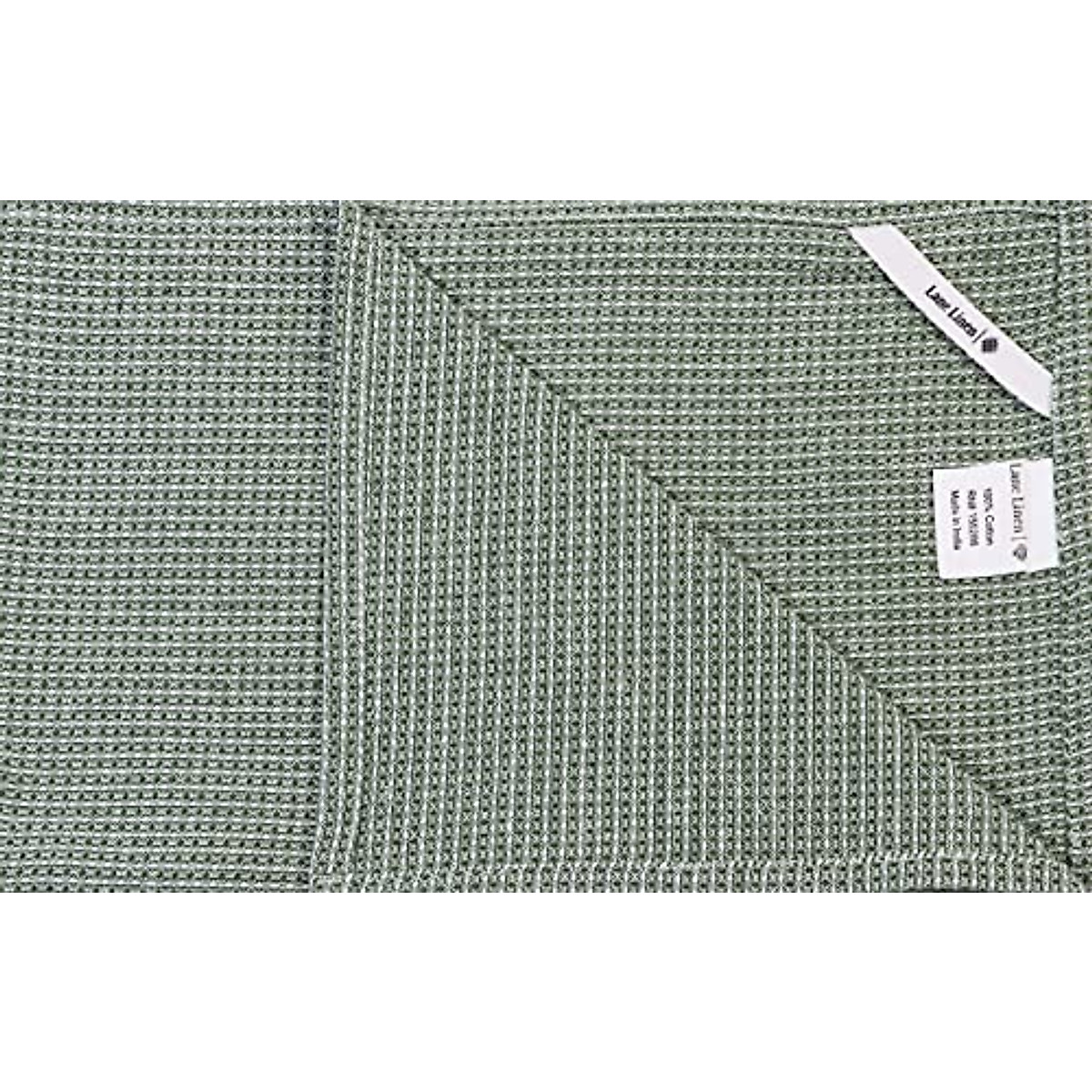 LANE LINEN Kitchen Towels Set - Pack of 6 Cotton Dish Towels for Drying Dishes, 18”x 28”, Kitchen Hand Towels, Absorbent Tea Towels, Dish Towels for Kitchen, Quick Drying Kitchen Towel Set - Olive