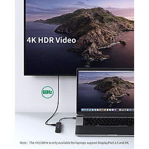 Bundle – 2 Items: CableCreation USB 3.0 to HDMI Adapter with DisplayLink + 7 in 1 USB C Hub