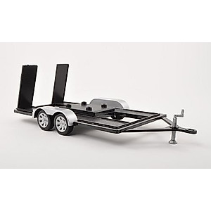 Trailer for 1:18 Models, Black/Silver, 0, Model Car,, Motormax 1:18