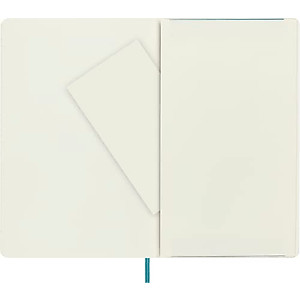 Moleskine Classic Notebook, Soft Cover, Large (5" x 8.25") Ruled/Lined, Reef Blue, 192 pages