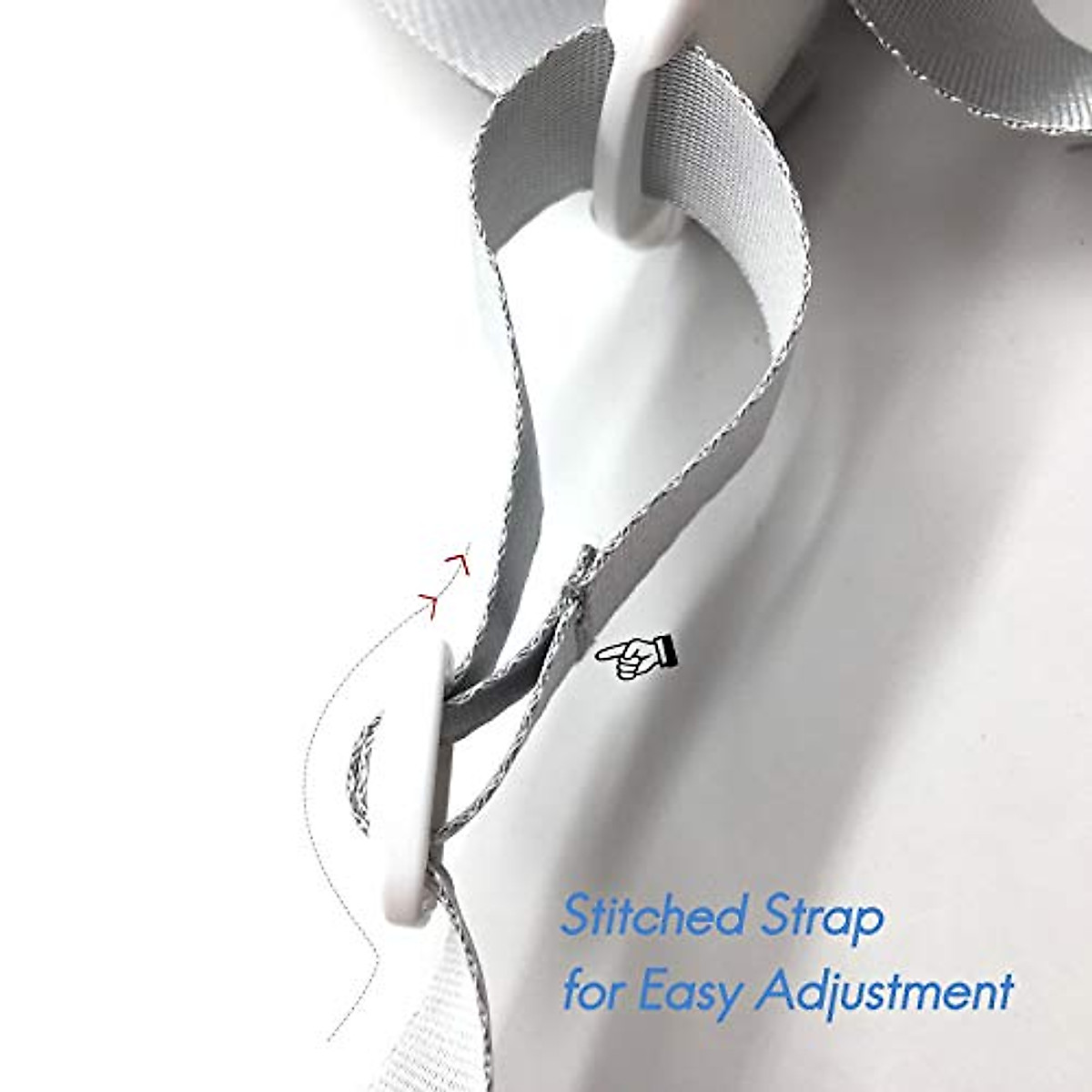 ZARPMA High Chair Security Straps, Replacement 5 Point Children Safety Harness with Shoulder Guarding Pads Convertible Straps for High Chair Pram Buggy Kid Pushchair