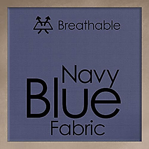 Lavish Home Navy Blue Outdoor Set of 2 Zero Lounge Chairs Folding Anti-Gravity Recliners with Side Table, Cup Holder & Pillow