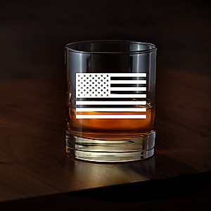 AGMdesign, Funny American Flag Whiskey Glasses, atriotism Glass gift for Whiskey lover, Veterans, Dad, Old Glory, Veterans Day, Father’s Day, 4th of July, Retirement Gifts For Men and Women