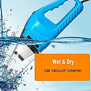 NOOX Car Vacuum Cleaner Portable Handheld Vacuum with Cigarette Plug, Cleaning Pet Hair, Soot, Bread Crumbs Dust in Car - Black