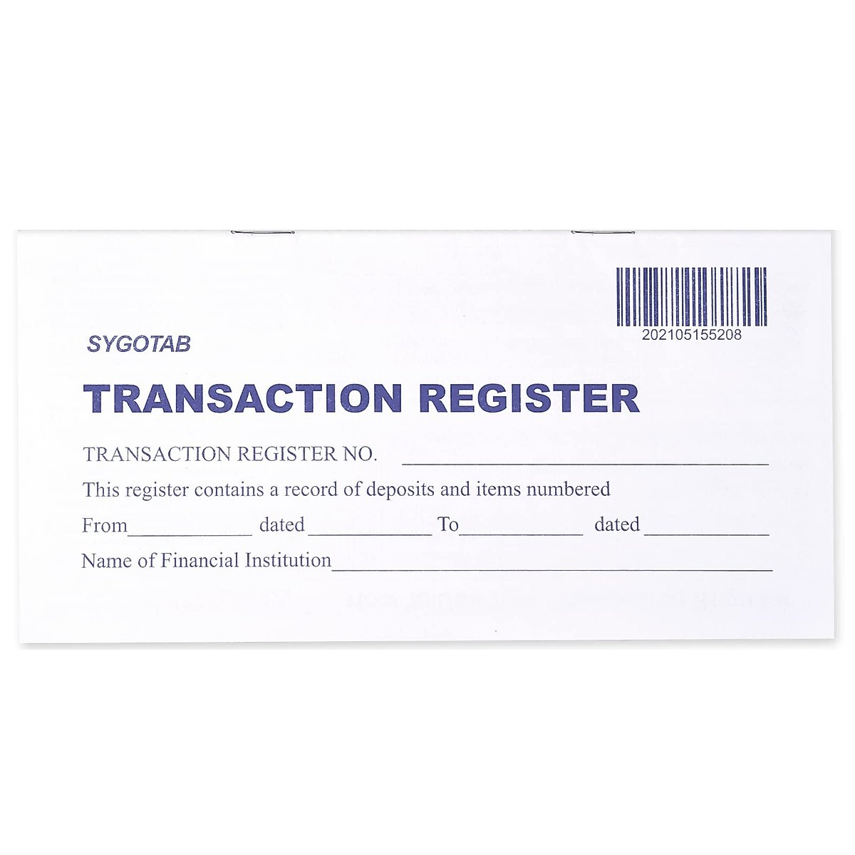6PCS Check registers for Personal Checkbook, Upgrade Checkbook Register and transactions Ledgers.