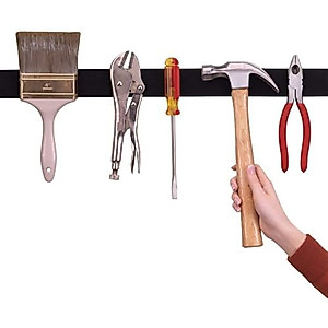 VELCRO Brand Heavy Duty Tape with Adhesive | 15 Ft x 2 In | Holds 10 lbs, Black | Industrial Strength Roll, Cut Strips to Length | Strong Hold for Indoor or Outdoor Use, 15ft x 2in