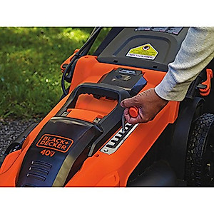 BLACK+DECKER CM2040 40V Lithium 3-in-1 Cordless Mower, 20"