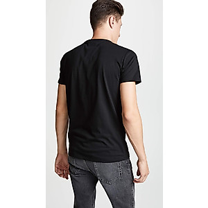 Lacoste mens Short Sleeve Crew Neck Pima Cotton Jersey T-shirt T Shirt, Black, XX-Large US