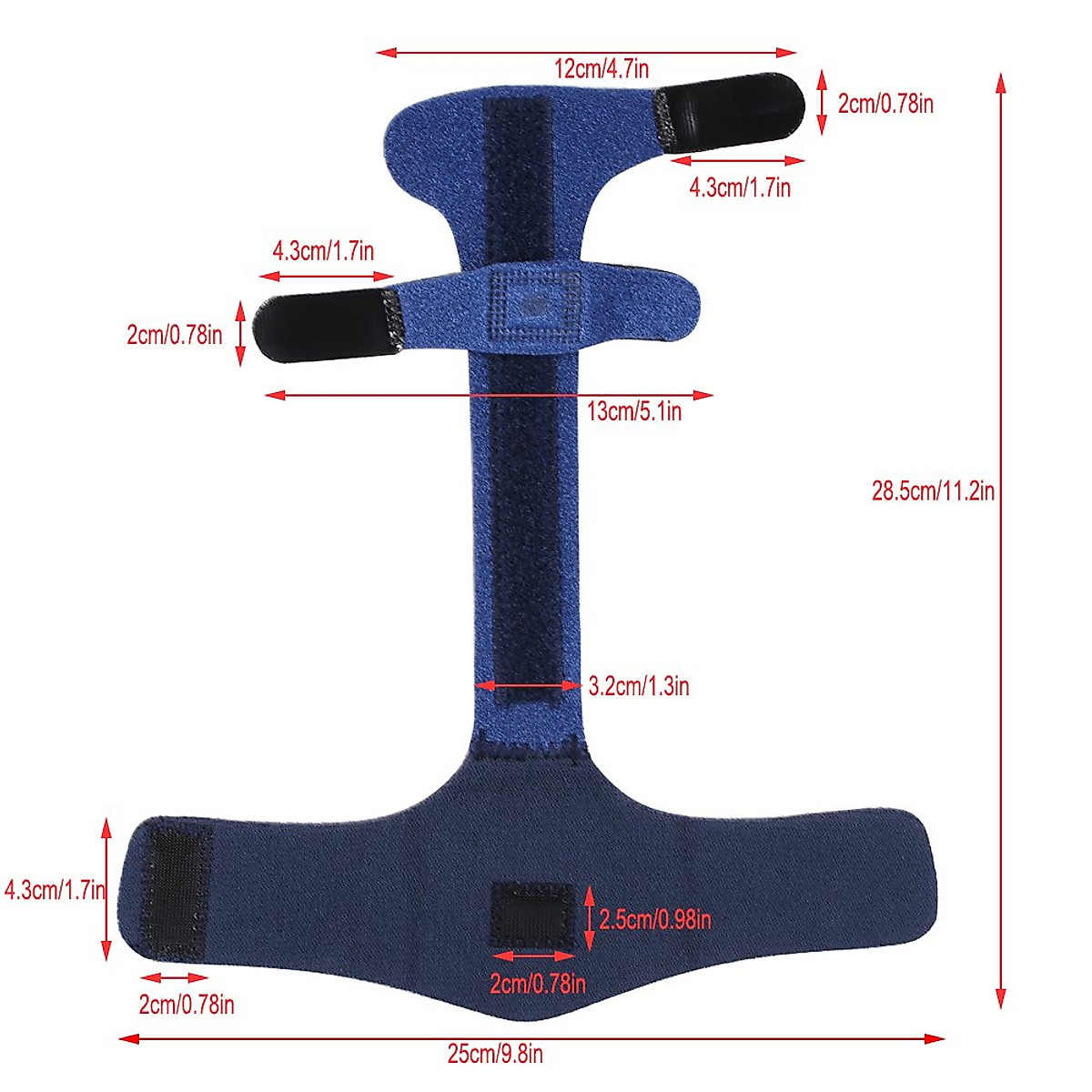 ZJchao Finger Extension Splint, Finger Brace Adjustable Fixing Belt Hand Support for Straightening Curved Finger Fractures Care Locked Stenosing Tenosynovitis Tendon Release Pain Relief