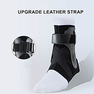 robots master Ankle Protector Sport Ankle Support Brace Sprains Injury Wrap Foot Guard Elastic Achilles Tendon Splint Strap Enkel Brace Soccer (Size : Medium)