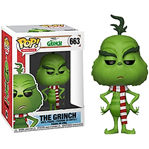 POP Funko Movies 663 The Grinch with Scarf Exclusive Vinyl Figure
