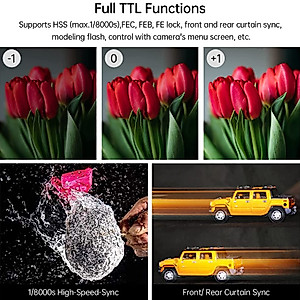 Godox TT685II-C TT685IIC Flash for Canon, 2.4G Wireless Canon Speedlight HSS 1/8000s GN60, TCM Instant Conversion, Quick-Release Lock, E-TTL Speedlite Compatible for Canon EOS Cameras