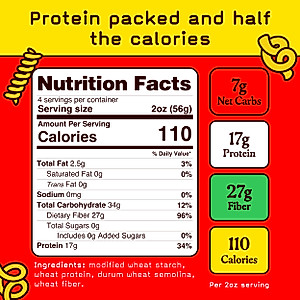 Pete’s Pasta 3 Pack Spaghetti Noodles Pasta 8oz – 7g Low Carb Pasta – 17g High Protein Pasta, Authentic Italian Keto Pasta Noodles, Healthy Low Calorie Spaghetti Pasta, Wheat Pasta Imported from Italy