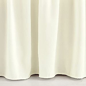 Lush Decor Ruffle Crib Skirt, 16" Drop, Ivory