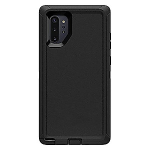 Defender Case Compatible with Samsung Galaxy Note 10 Plus (Note 10 +) Case 5G - Black