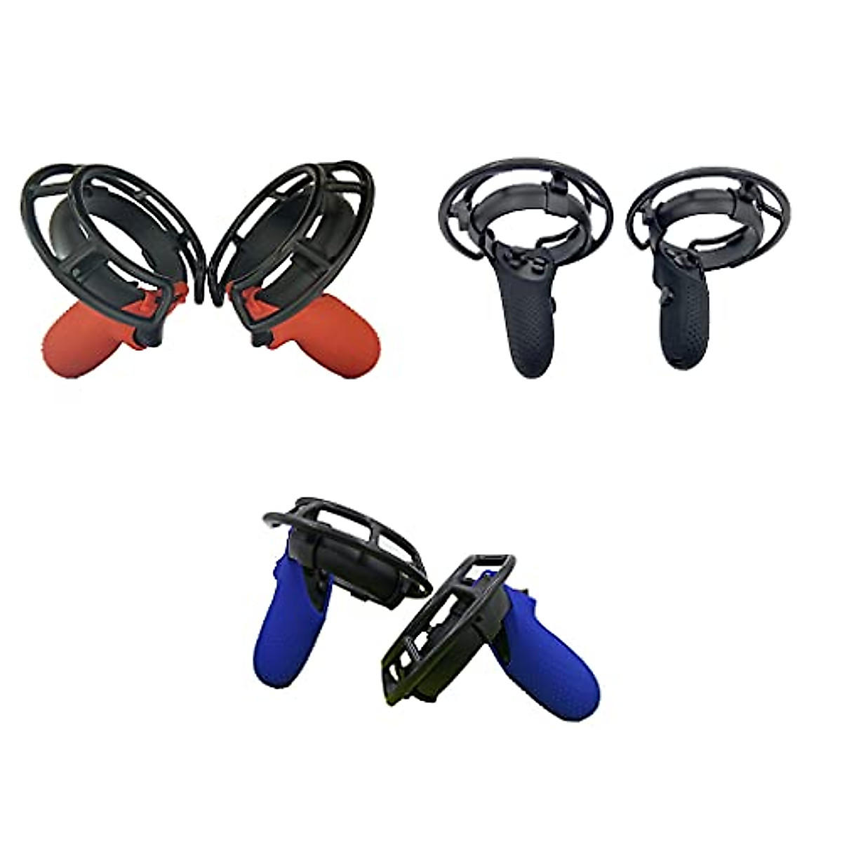 Design Grip Cover Anti-Jet Grip Compatible with Oculus Quest 1 and Rift S Touch Controller Grip Accessories Protective Sleeves Compatible with the Oculus Quest 2 Anti-Jet Grip