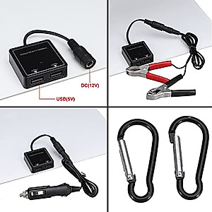 PHASFBJ 100W Solar Panel Kit with Solar Charge Controller + Extension Cable, 18V Solar Panel Trickle Charging Kit for Car, Marine, Motorcycle, RV, etc,30a Controller