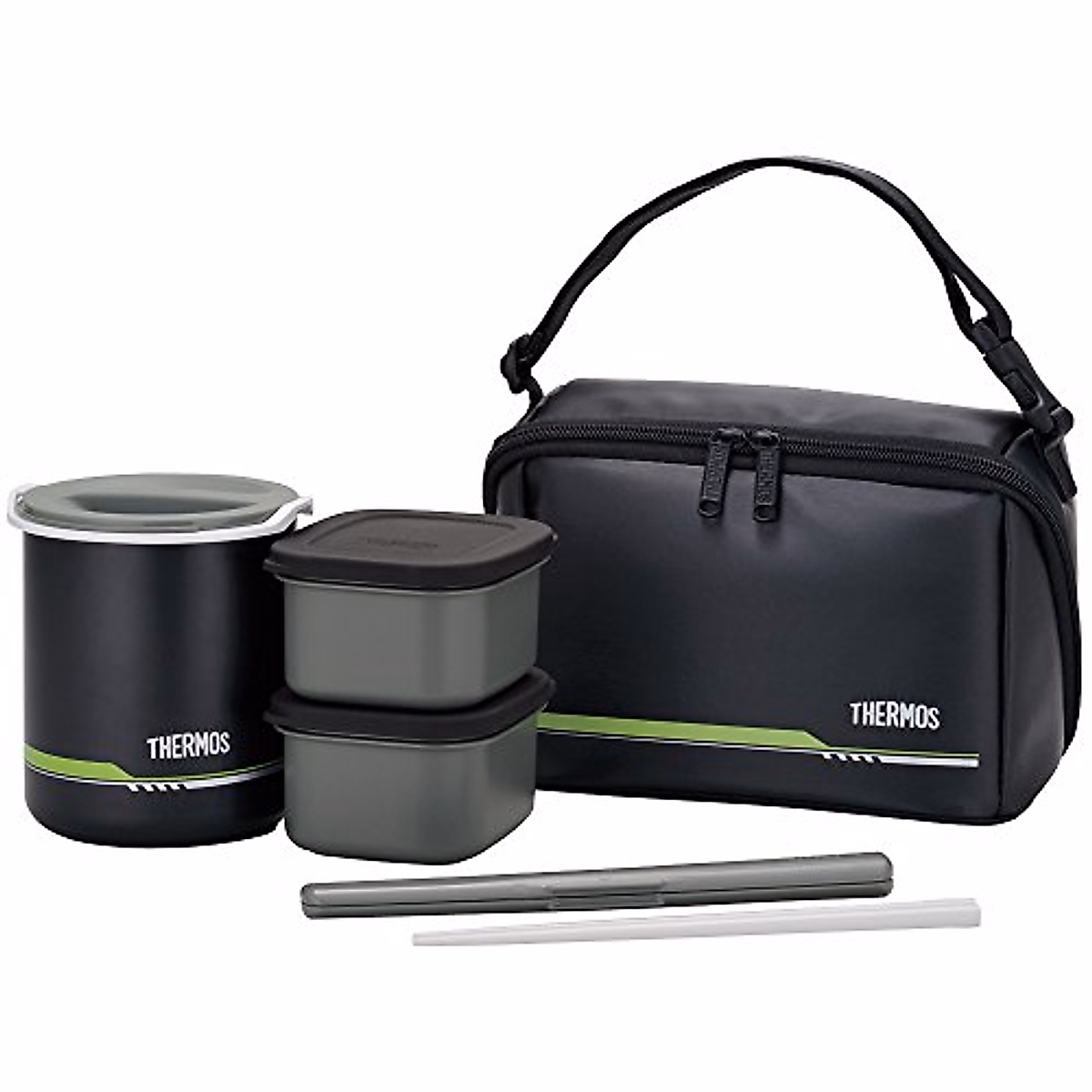 Thermos DBQ-502 MTBK Thermal Lunch Box, Approx. 1 Cup, Matte Black