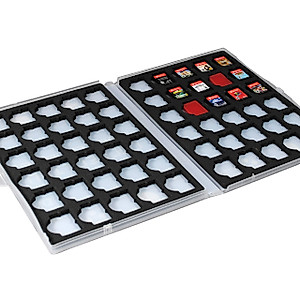 UniKeep Game Case for Nintendo Switch Cartridges - Holds 60 Games Securely in Foam
