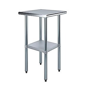20" X 20" Stainless Steel Work Table | Metal Food Prep Table | NSF | for Home & Business