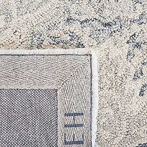 Safavieh Micro-Loop Collection 10' x 14' CharcoalIvory MLP539H Handmade Premium Wool Living Room Dining Bedroom Area Rug