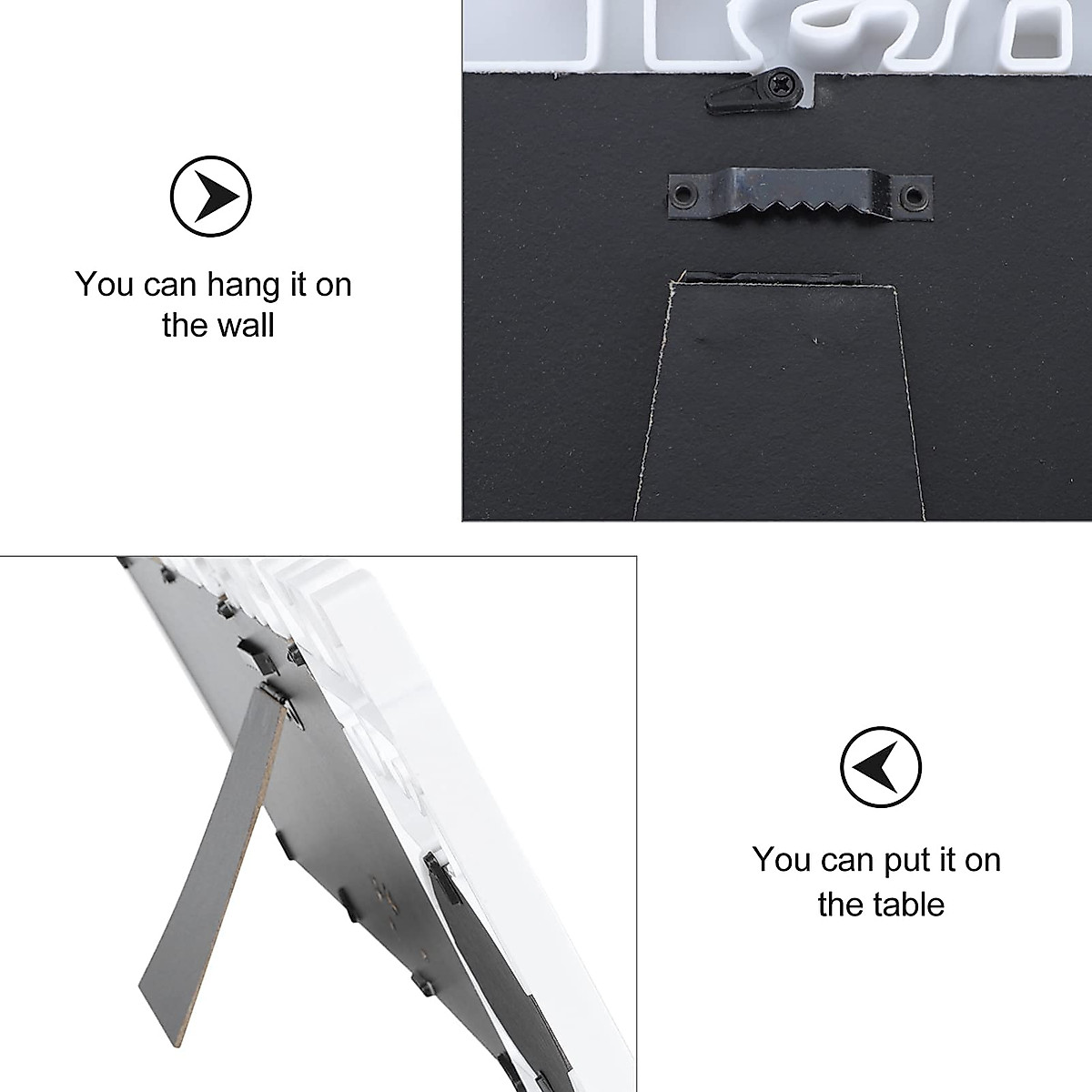 Kisangel Newborn Baby Picture Frame My First Year Frame 12 Month Photo Frame Monthly Milestone Desktop Picture Frame for Baby Newborn 1st Birthday Gift