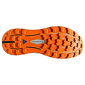 Brooks Men's Cascadia 16 Trail Running Shoe - Oyster Mushroom/Alloy/Orange - 11 Medium
