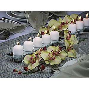 BOLSIUS Set of 12 White Pillar Candles -2.25-x3 inch Unscented Candle Set - Dripless Clean Burning Smokeless Dinner Candle - Perfect for Wedding Candles, Parties and Special Occasions
