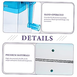 WATIIFUFU File Shredder Document Shredder Desktop Hand Shredder Paper Strip Cutter Paper shredders Cardboard Shredder Mini Desktop Shredder Small abs Office Household Products Hand Crank