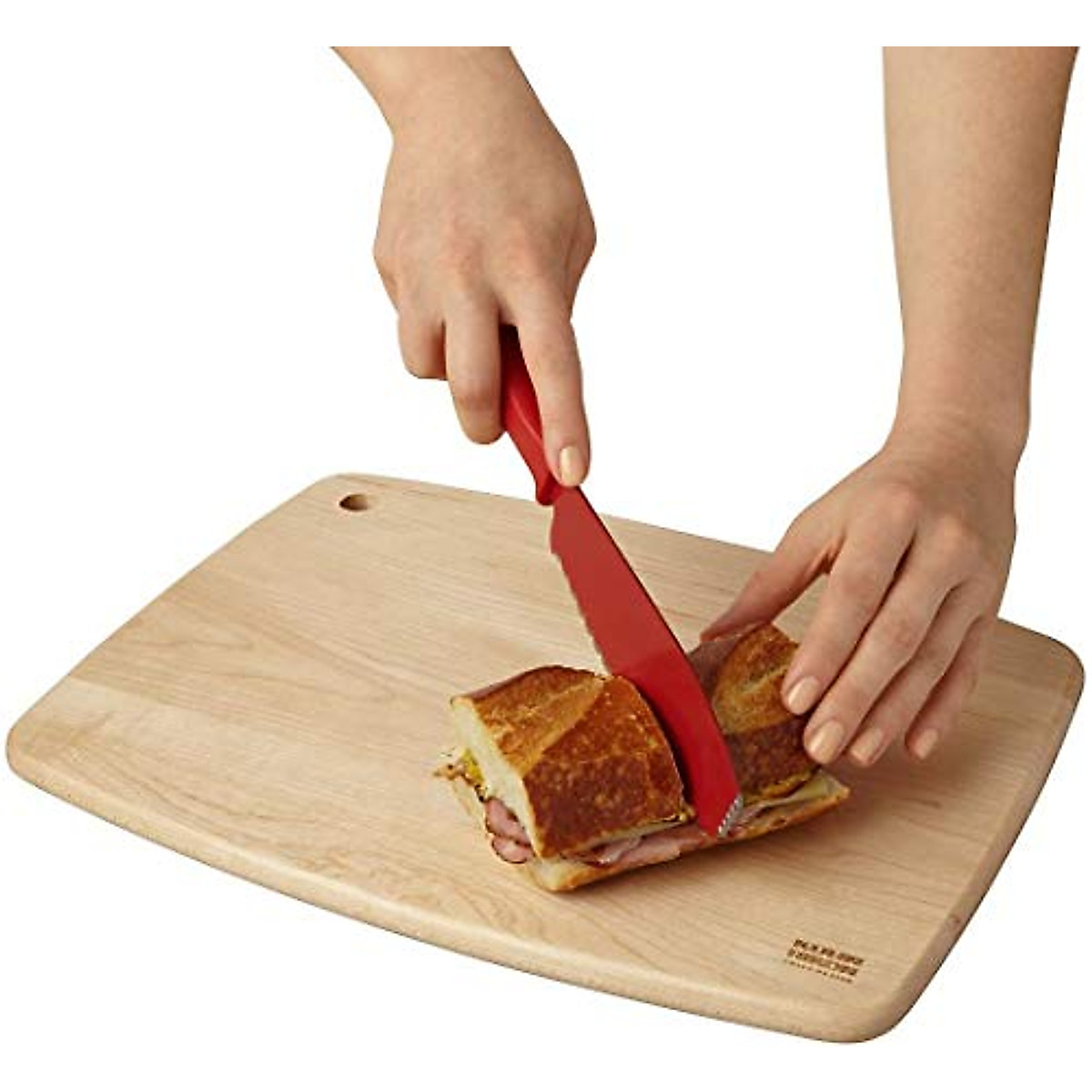 Kuhn Rikon Colori Sandwich Knife, 5.5", Red