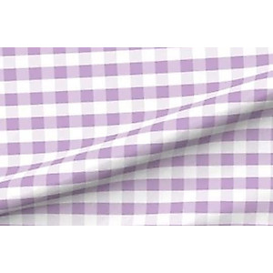 1" Checkered Gingham PolyPoplin Fabric by The Yard - 60 Inch Wide for Sewing, Quilting, Tablecloths, Curtains, Apparel, Crafting, DIY Projects