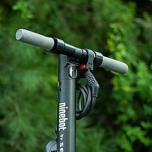 Segway Ninebot 5-Digit Combination Cable Lock for Bikes and Scooters, Black, Large