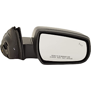 Kool Vue Driver & Passenger Side Power Heated Mirrors for Chevrolet Malibu 2014-2015 With Signal Light, Blind Spot Monitor & Memory; Without Puddle Lamp & Auto-Dimming Paintable