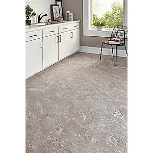 Islander Flooring 6mm Piazza Travertine HDPC® Waterproof Luxury Vinyl Tile Flooring 12 in. Wide x 24 in. Long - 9 Planks / 18 SQ FT