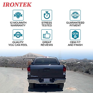 IRONTEK Exterior Tailgate Handle Textured Black Door Handle fits 2007-2013 for Toyota Tundra Replace: 69090-0C040 690900C040 81213 1PCS