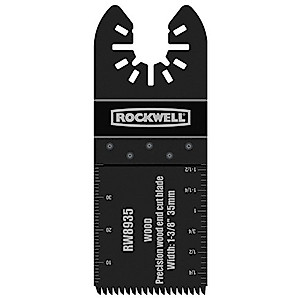 Rockwell RW8981K Sonicrafter Oscillating Multitool End Cut Blades with Universal Fit System, 6-Pack
