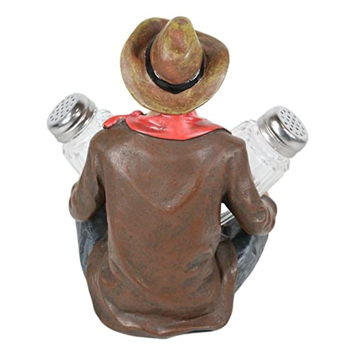 "Home Décor Accents" Western Cowboy Kissing Cowgirl Ceramic Salt And Pepper Shakers Set - Home Accents 33-kl1-9990
